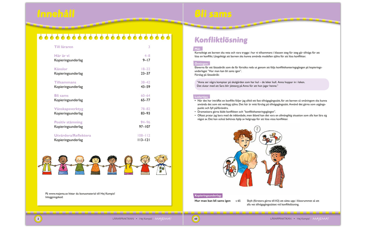 Lärarpraktikan hej kompis! åk FK-3 | Majema